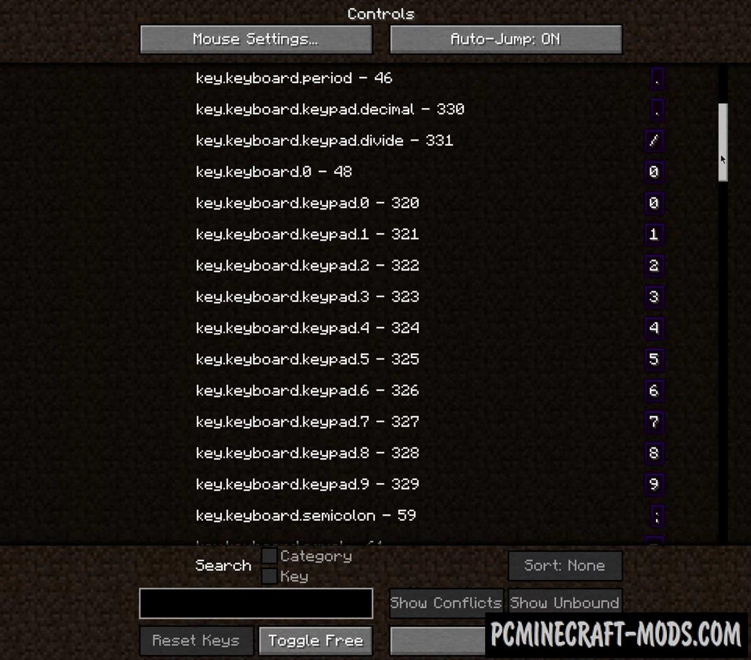 Controlling GUI Tweak Mod For Minecraft 1 19 1 18 2 PC Java Mods